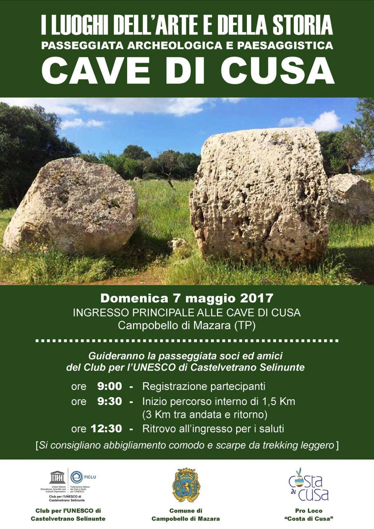 Passeggiata archeologica alle Cave di Cusa