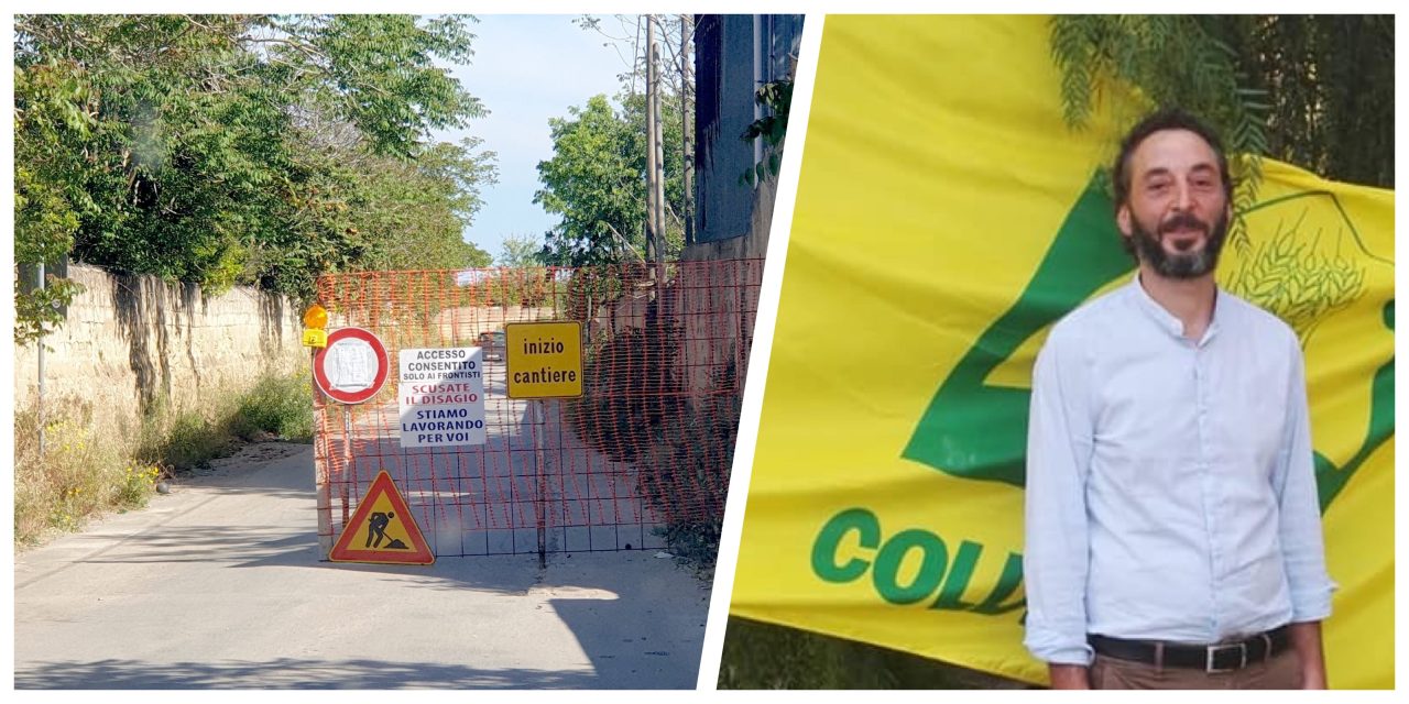 Strada chiusa da mesi, raccolta delle olive a rischio