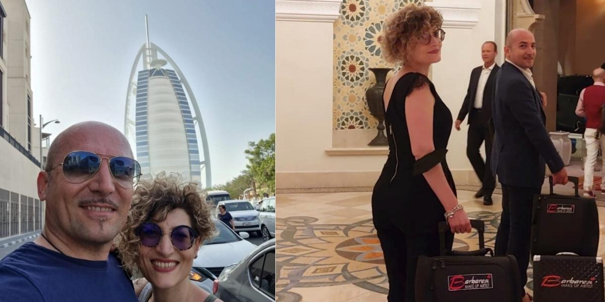 Anna e Guglielmo Barbaresi a Dubai per le modelle dell'IFF