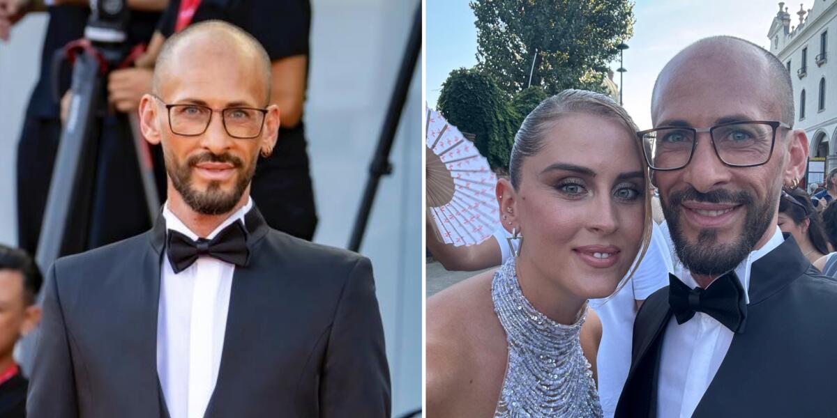 Salvatore Tortorici sul red carpet del Festival di Venezia