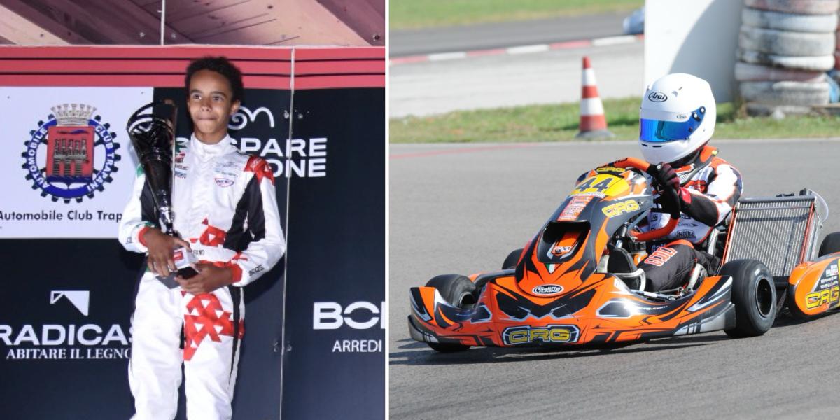 Mattia Galfano sul podio a Triscina, più veloce che mai
