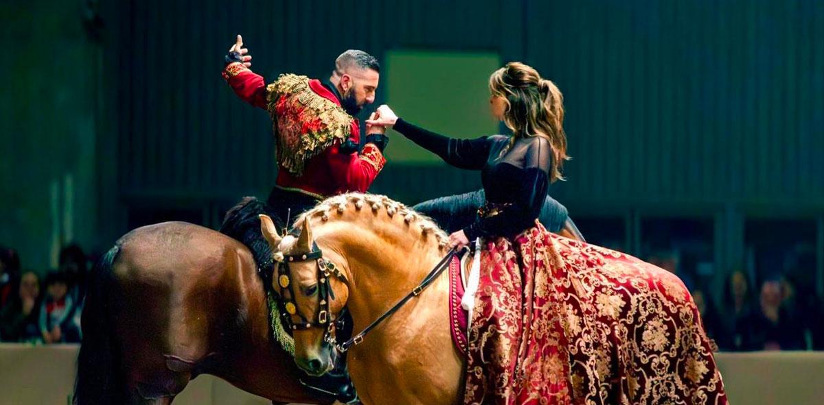 Giuseppe Cimarosa con "Iberia" incanta il pubblico di Fieracavalli