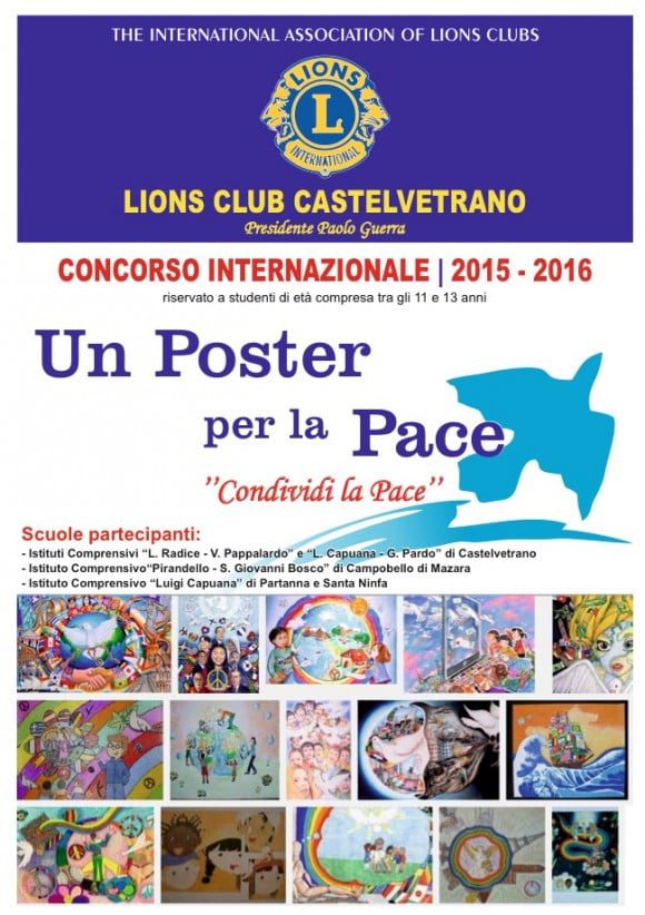 Nelle scuole Medie il concorso "Un poster per la pace"